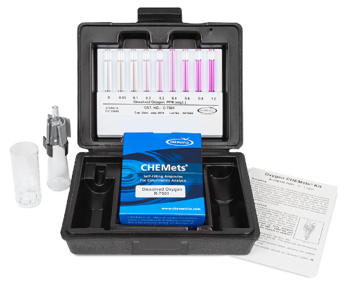 Dissolved Oxygen CHEMets® Visual Test Kit - Rhodazine D Method ...