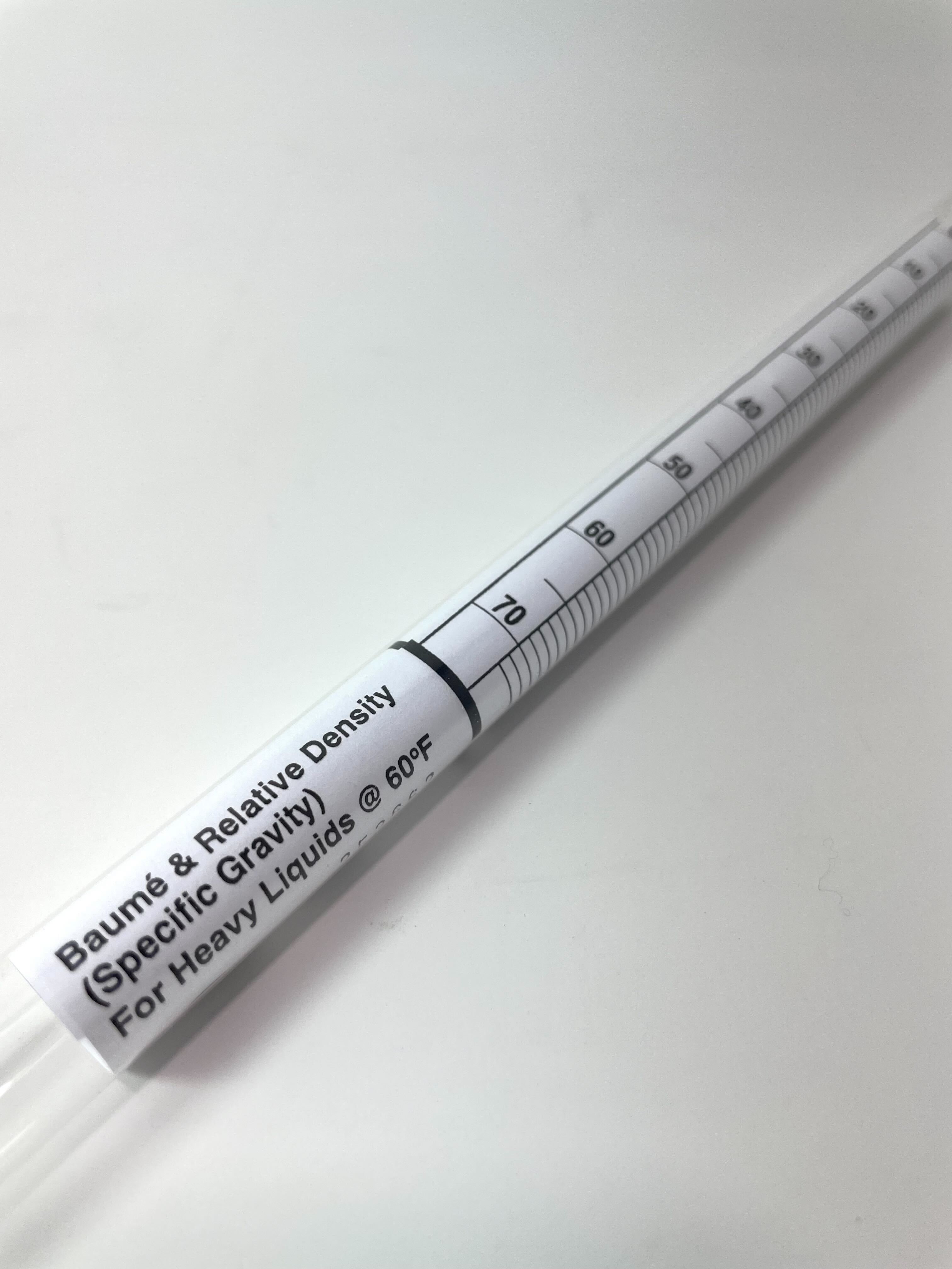 Glass Baume + Specific Gravity Hydrometer – Cambridge Environmental ...