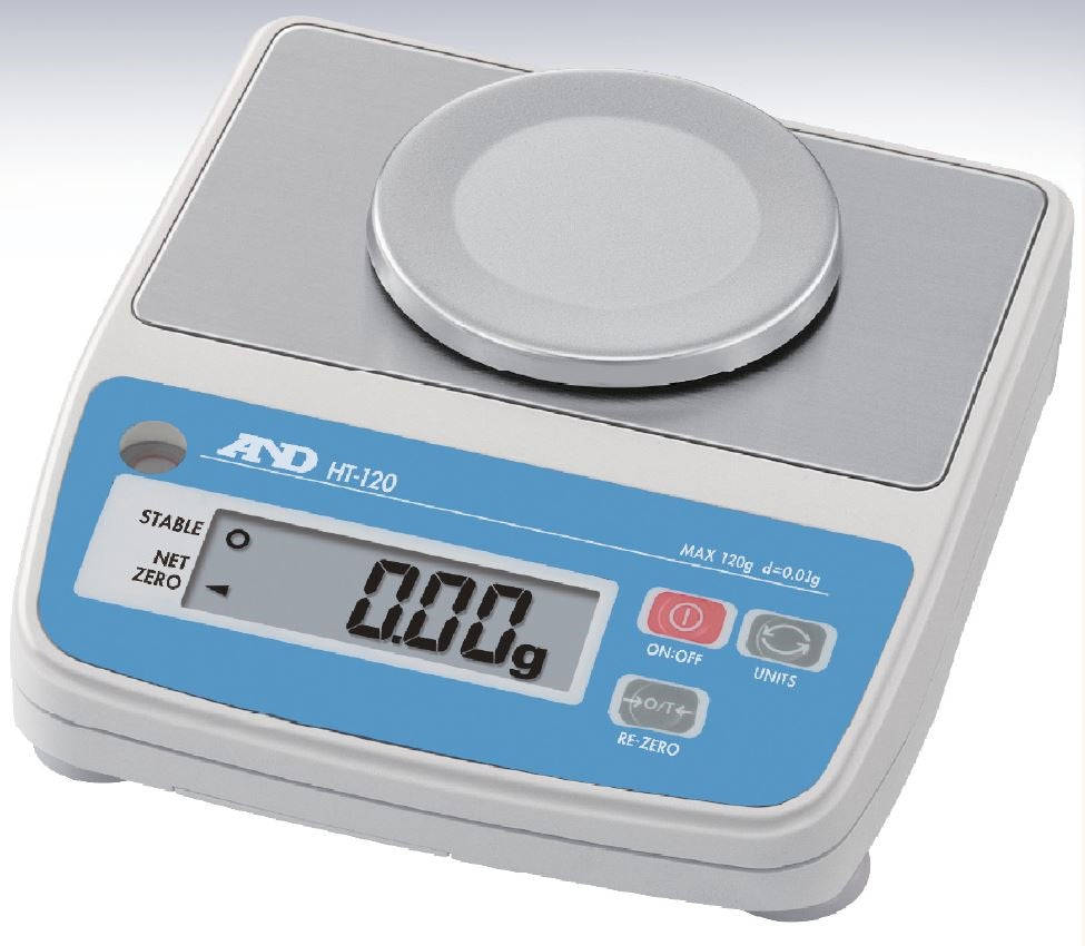 A&D HT-120 - 120 g x 0.01g Compact Scale with Carrying Case – Cambridge ...